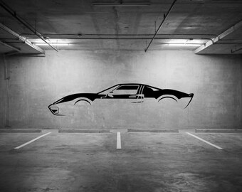 Gt40 Silhouette - Etsy