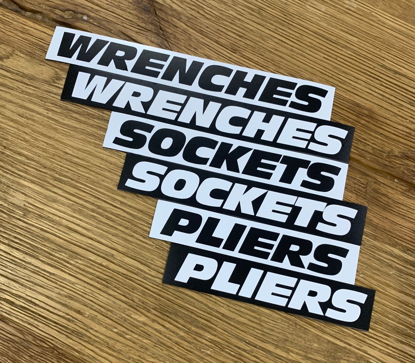 10x Custom Magnetic Toolbox Labels - Etsy Australia