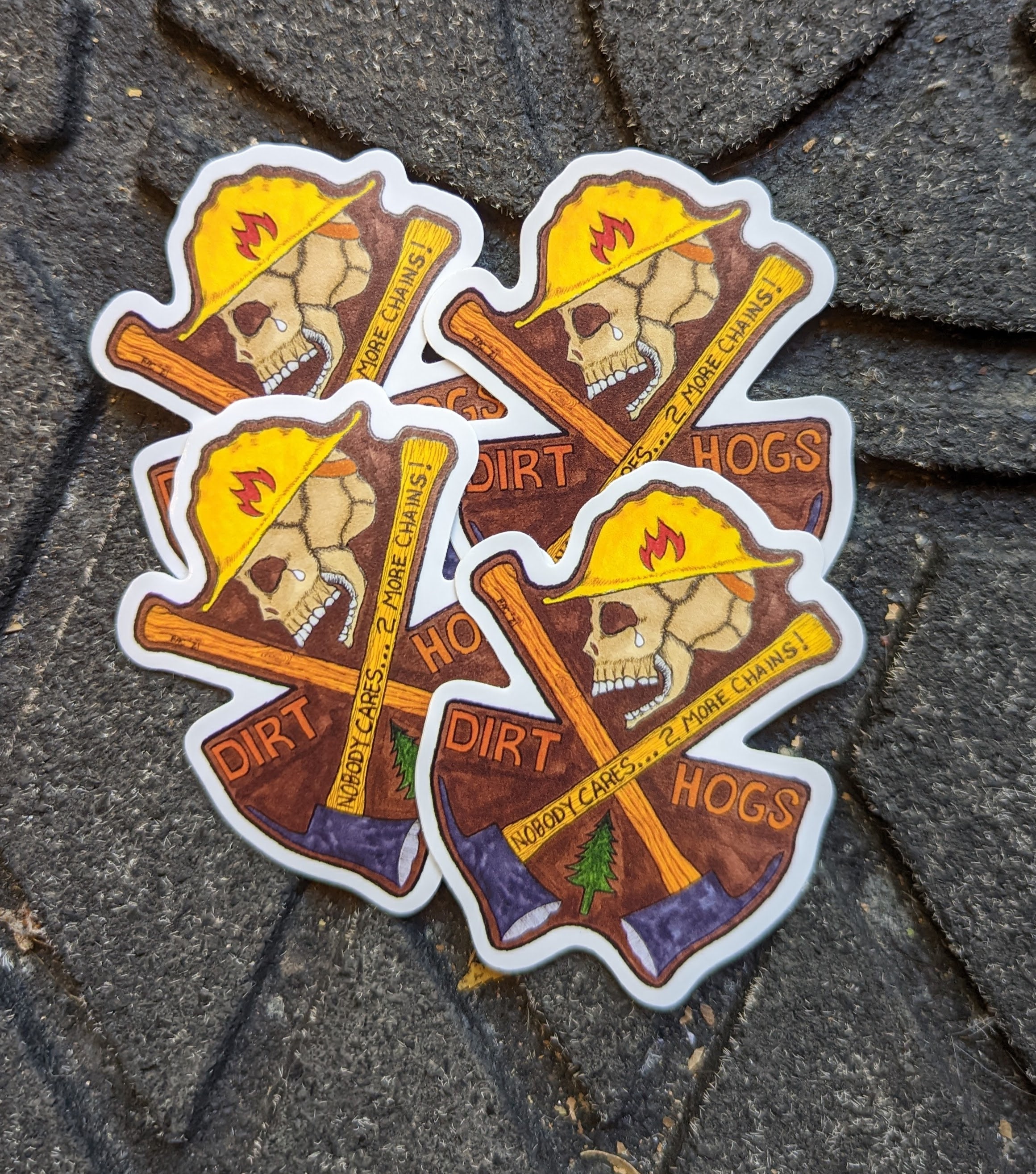 Wildland Firefighter Stickers for Your Helmet, Metal Binders, Water ...