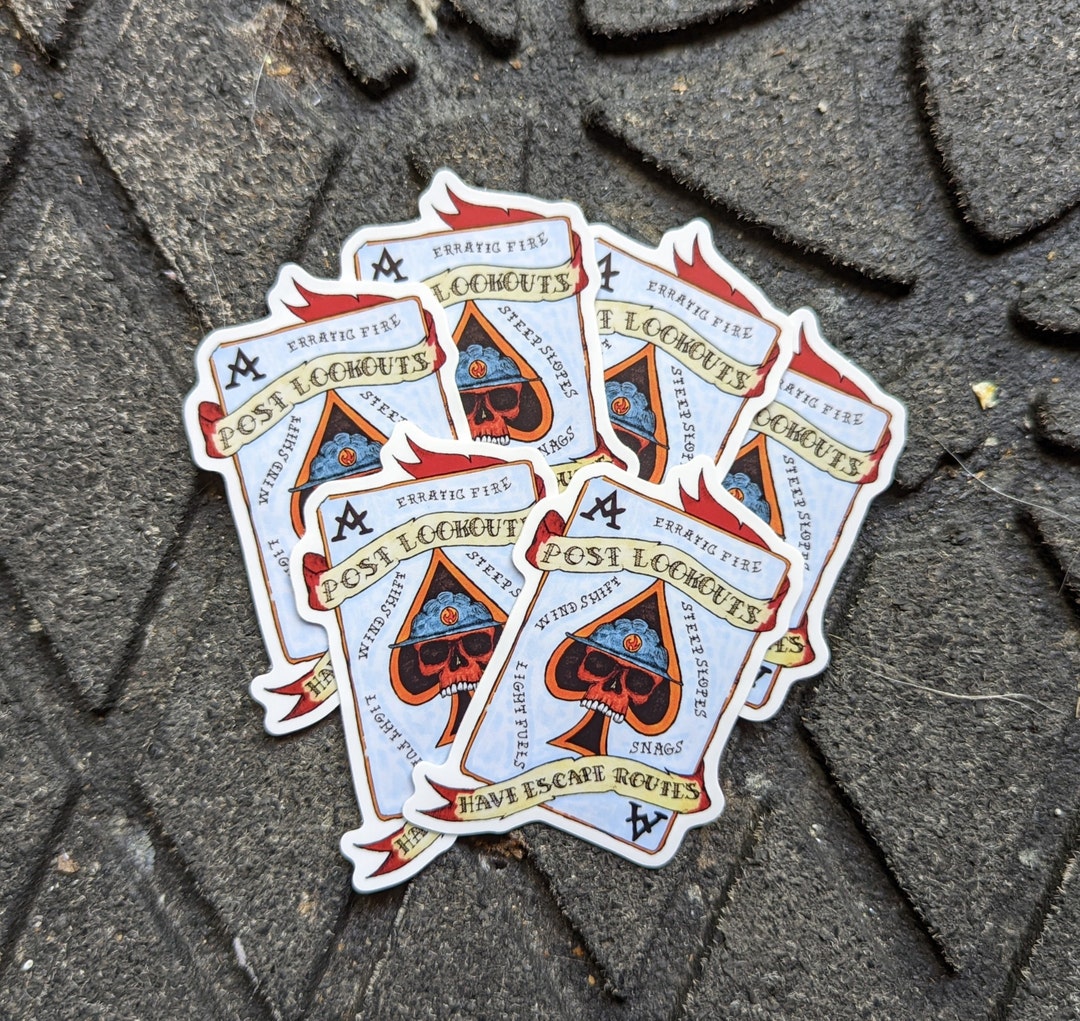 Wildland Firefighter Stickers - Etsy