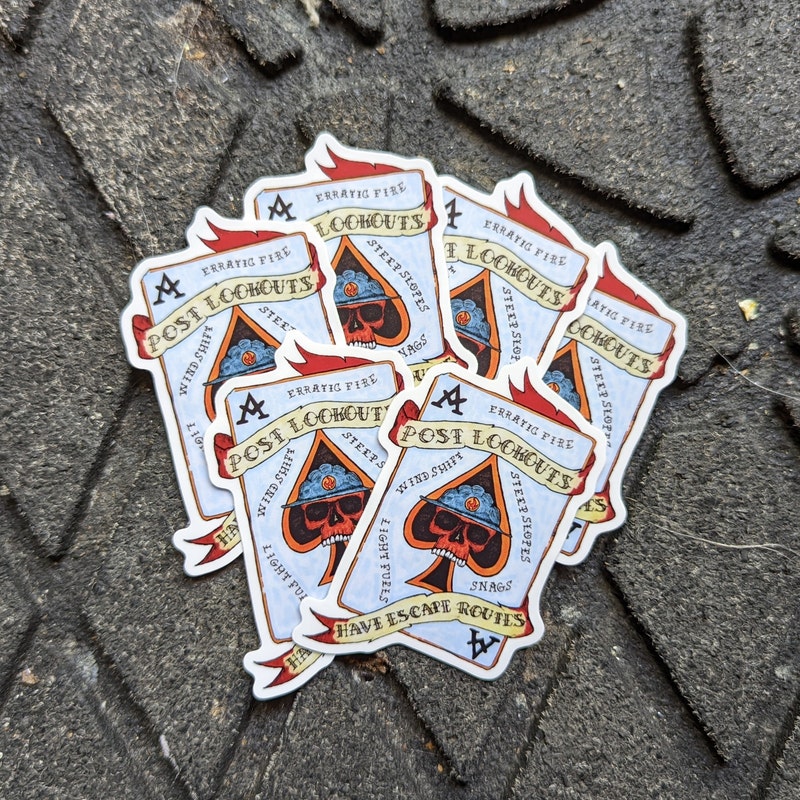 Wildland Fire Decal - Etsy
