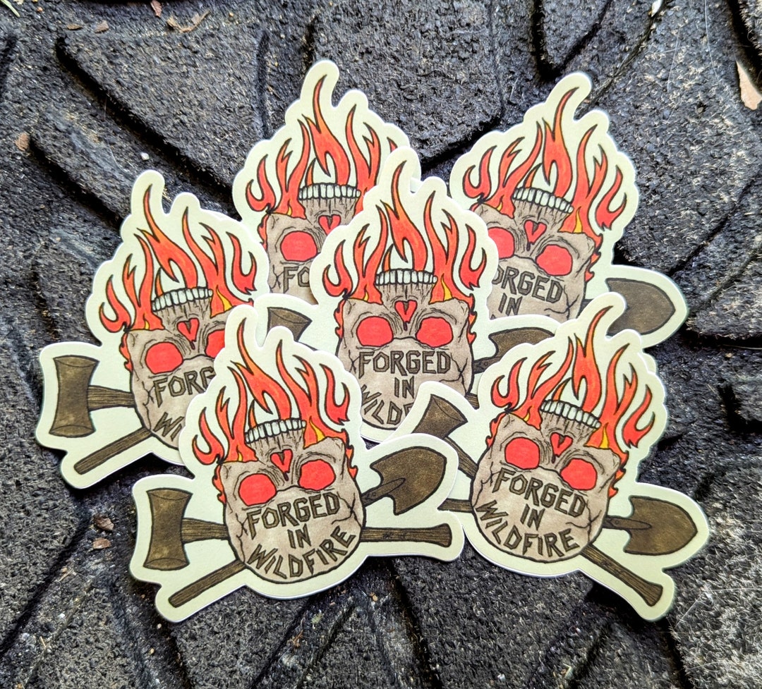 Wildland Firefighter Sticker - Etsy