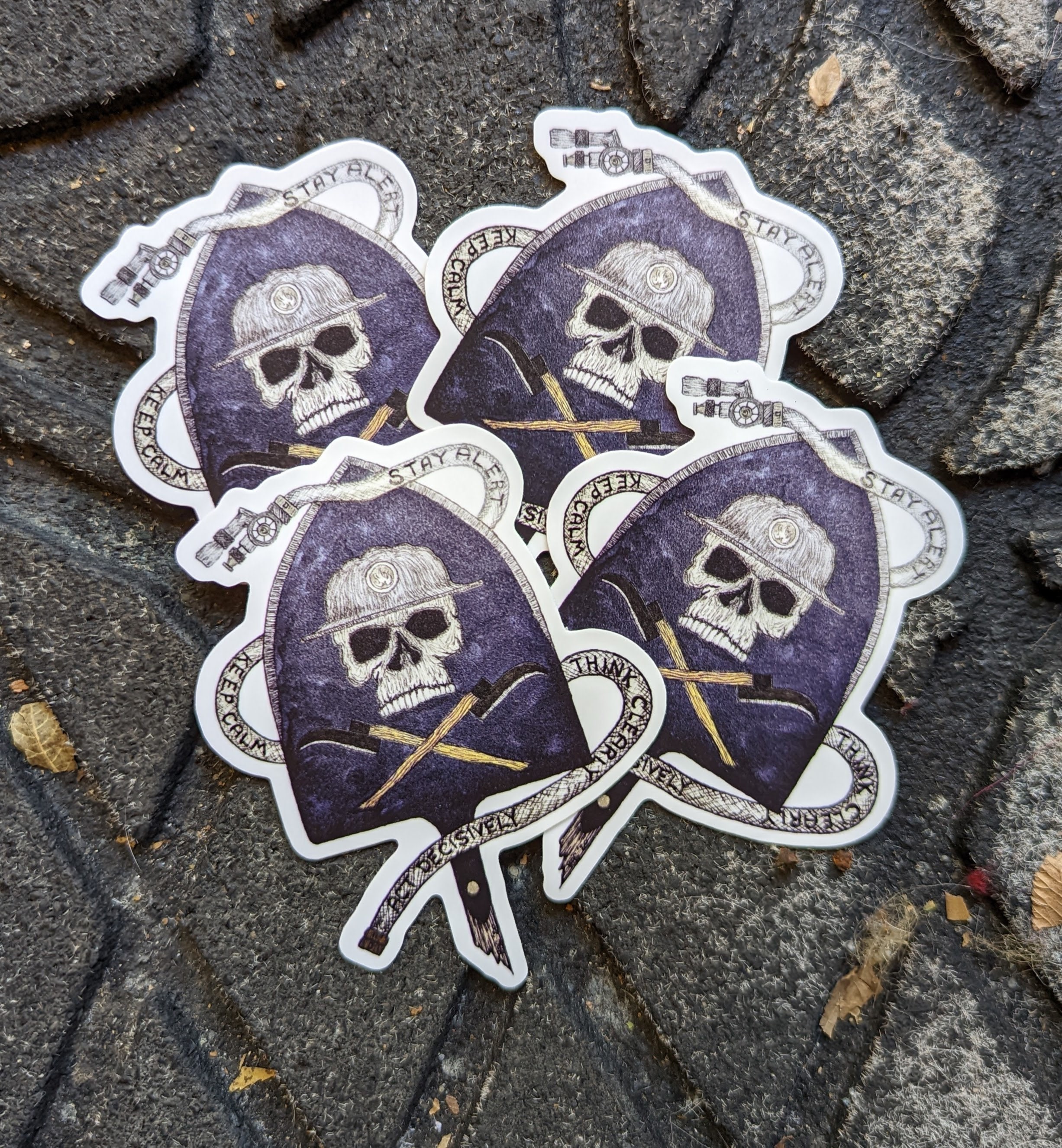 Wildland Firefighter Stickers for Your Helmet, Metal Binders, Water ...