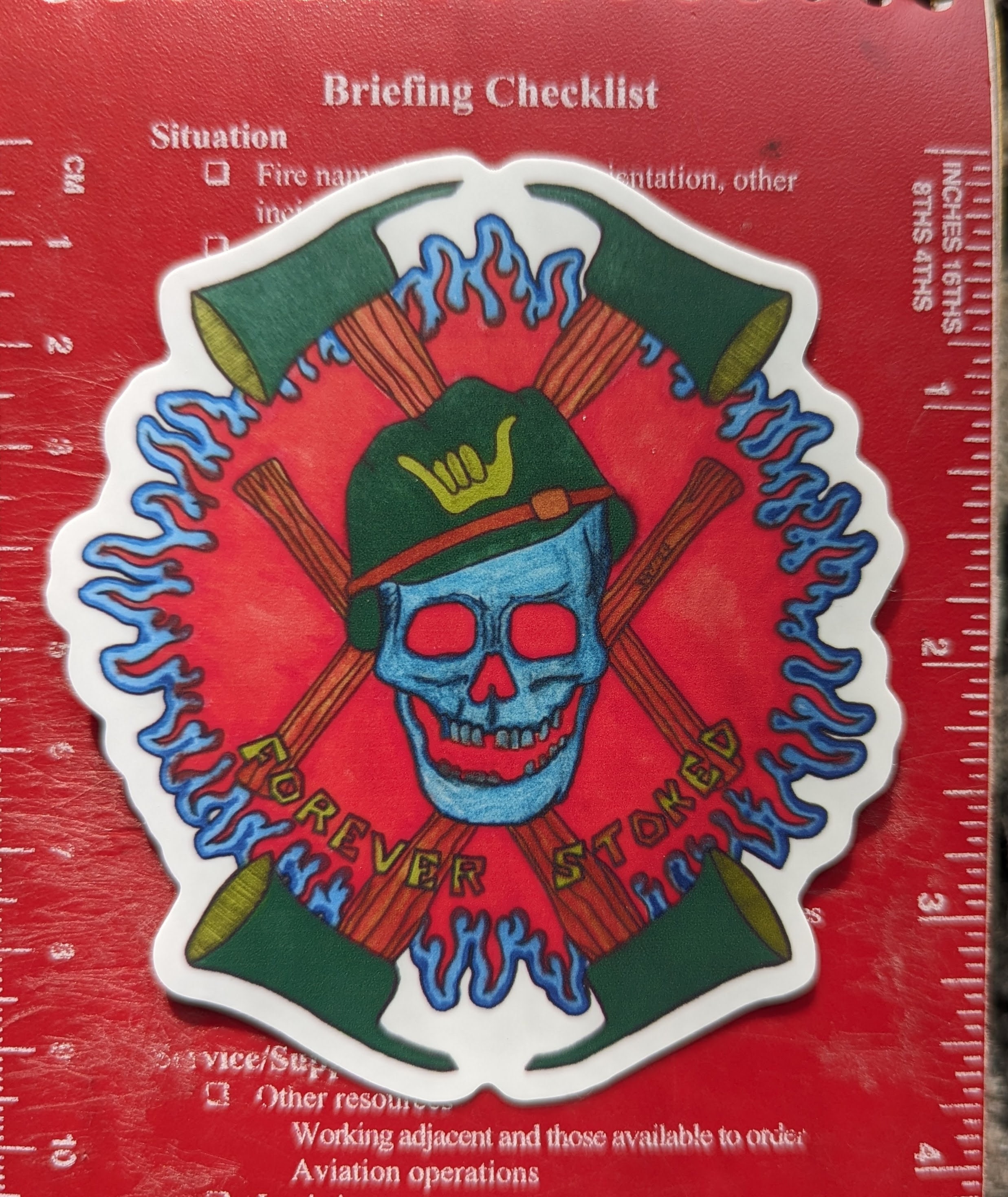 Wildland Firefighter Sticker - Etsy