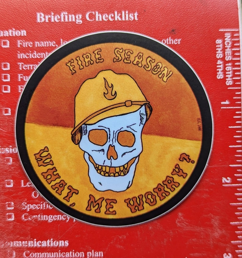 Wildland Firefighter Sticker - Etsy