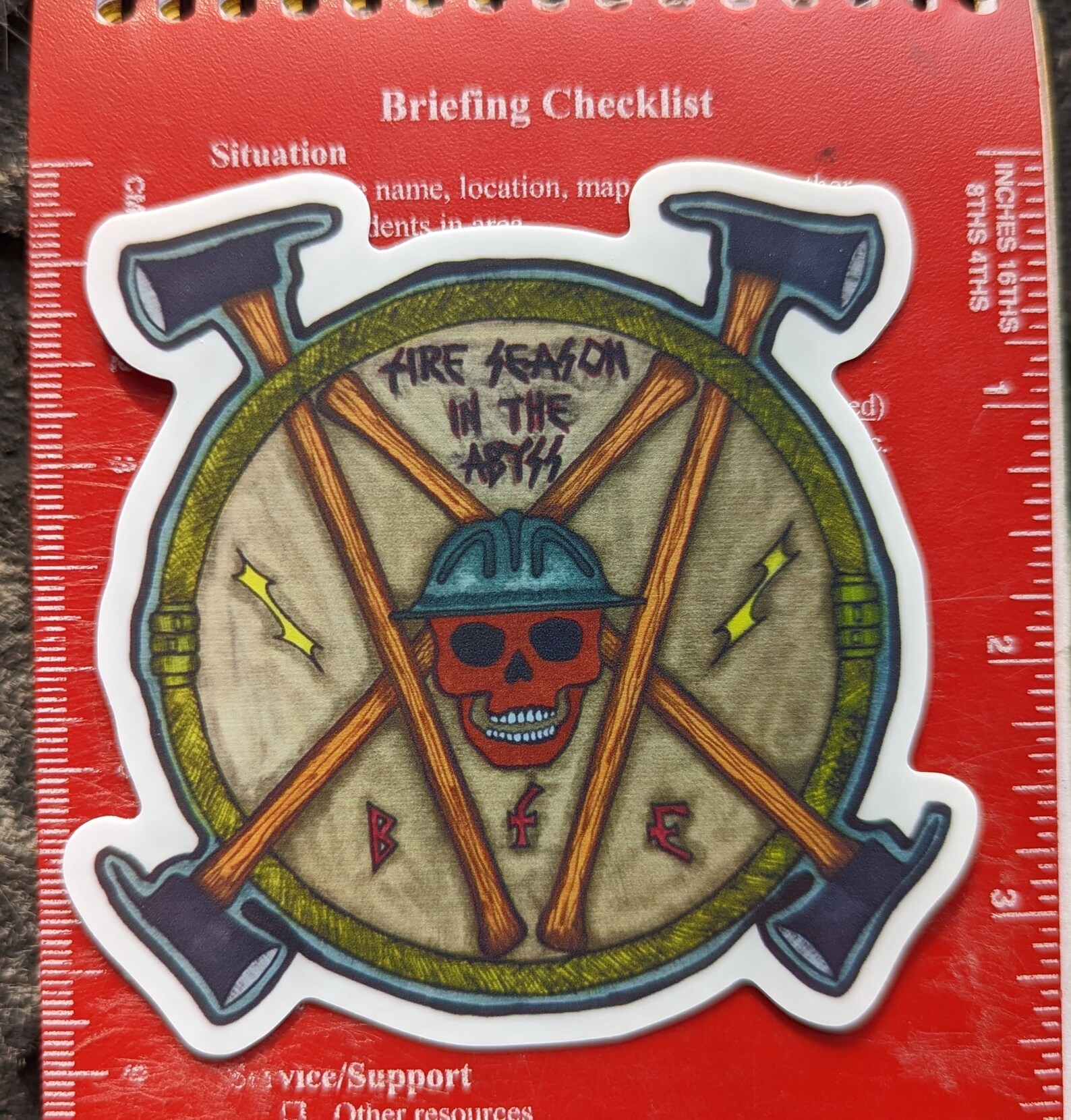 Wildland Firefighter Sticker - Etsy