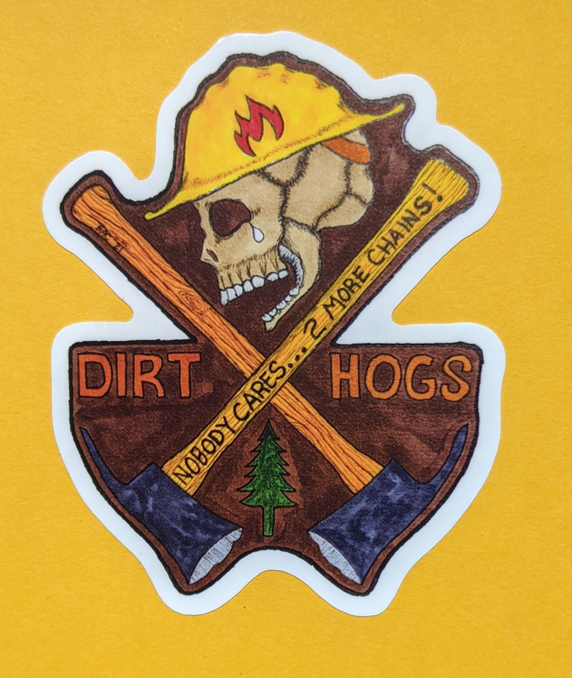 Wildland Firefighter Stickers for Your Helmet, Metal Binders, Water ...