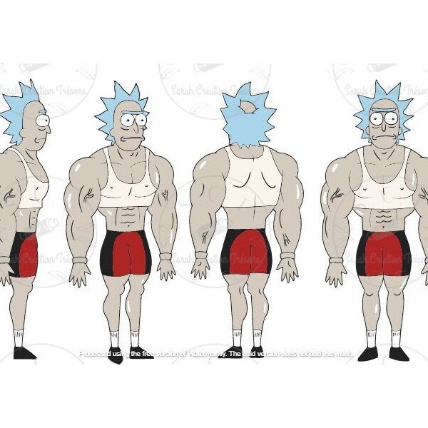 Rick Morty Stencil - Etsy
