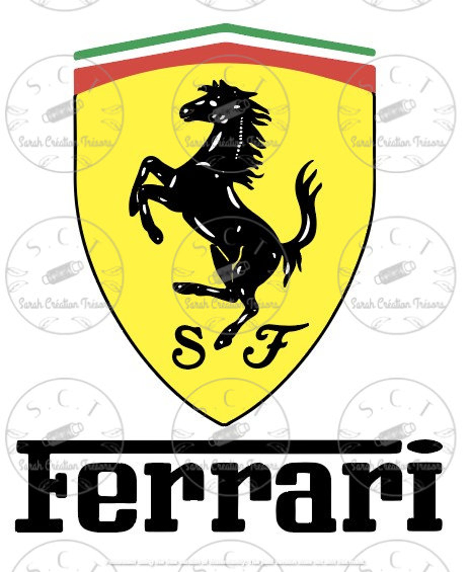 EMBLEM LOGO FERRARI Svg/ Eps / Pdf / Dfx / Jpeg / Png / - Etsy
