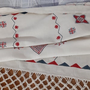 Antique Hand Embroidery Traditional Curtain for Small Window , Wall ...