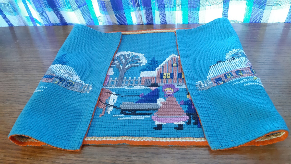 Old Hand embroidery Cross stitch embroidery Scandinavian | Etsy