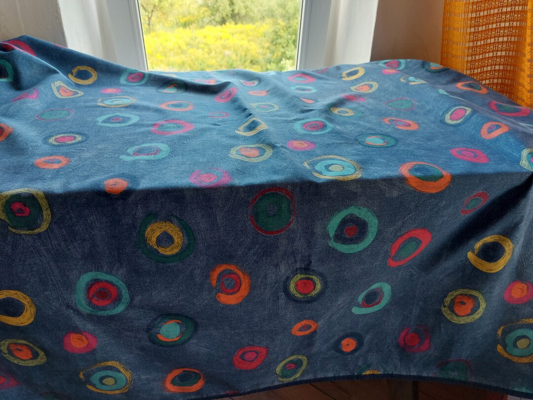 Vintage Large Oval Tablecloth , Large Tablecloth for Oval Table ...