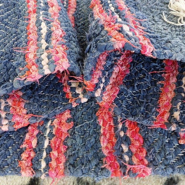 Rag Rug Runner - Etsy