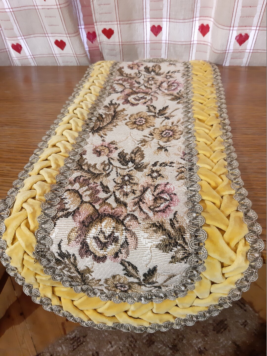 Antique Floral Limited Collectible Table Mat , Table Runner , Vintage ...