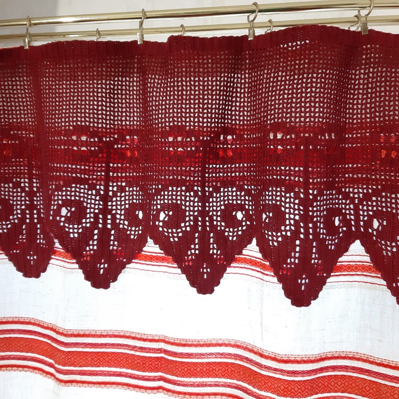 Crochet Valance - Etsy