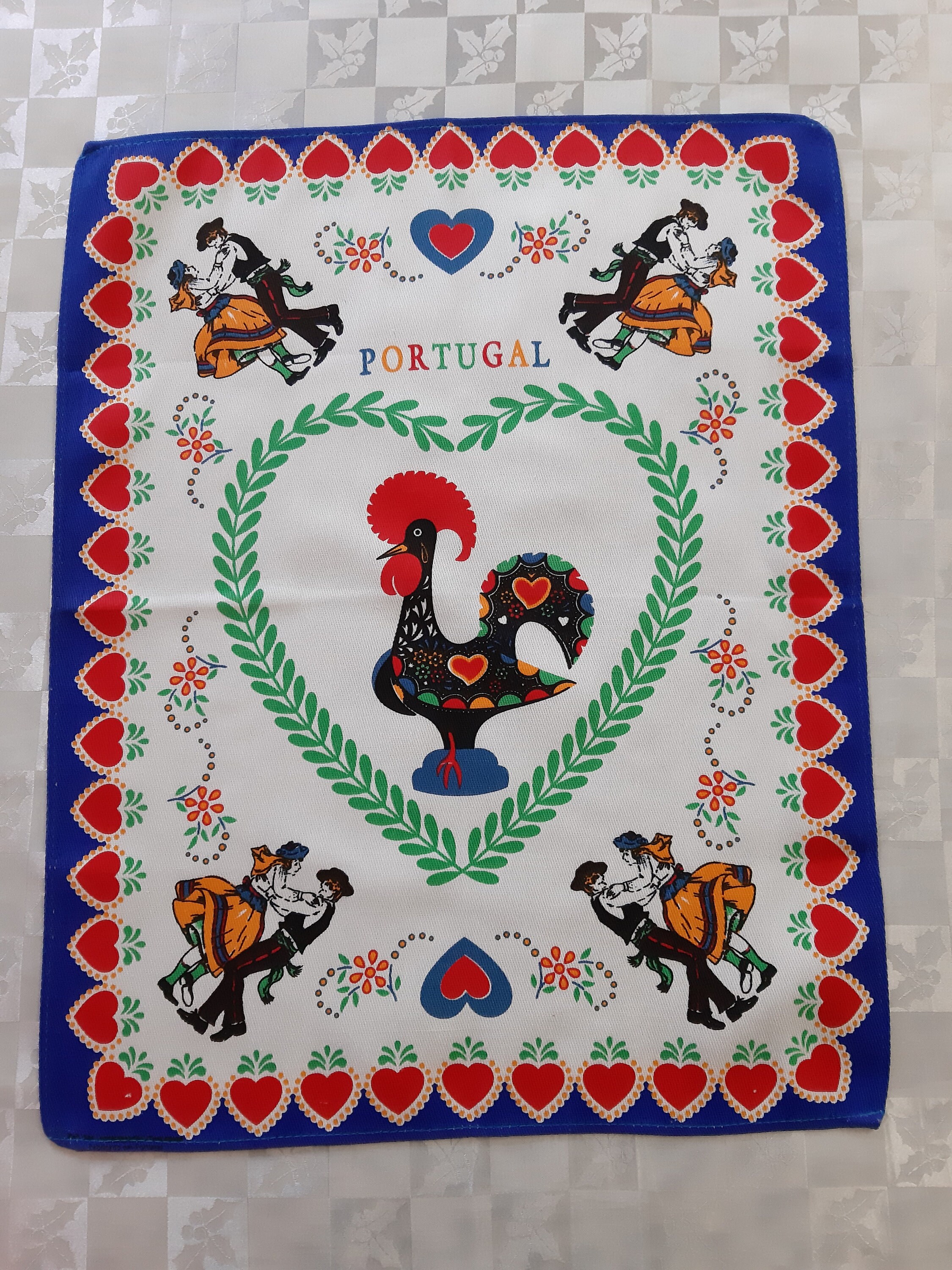 Vintage Portugal Collectible Table Mat Chicken Print Table - Etsy UK