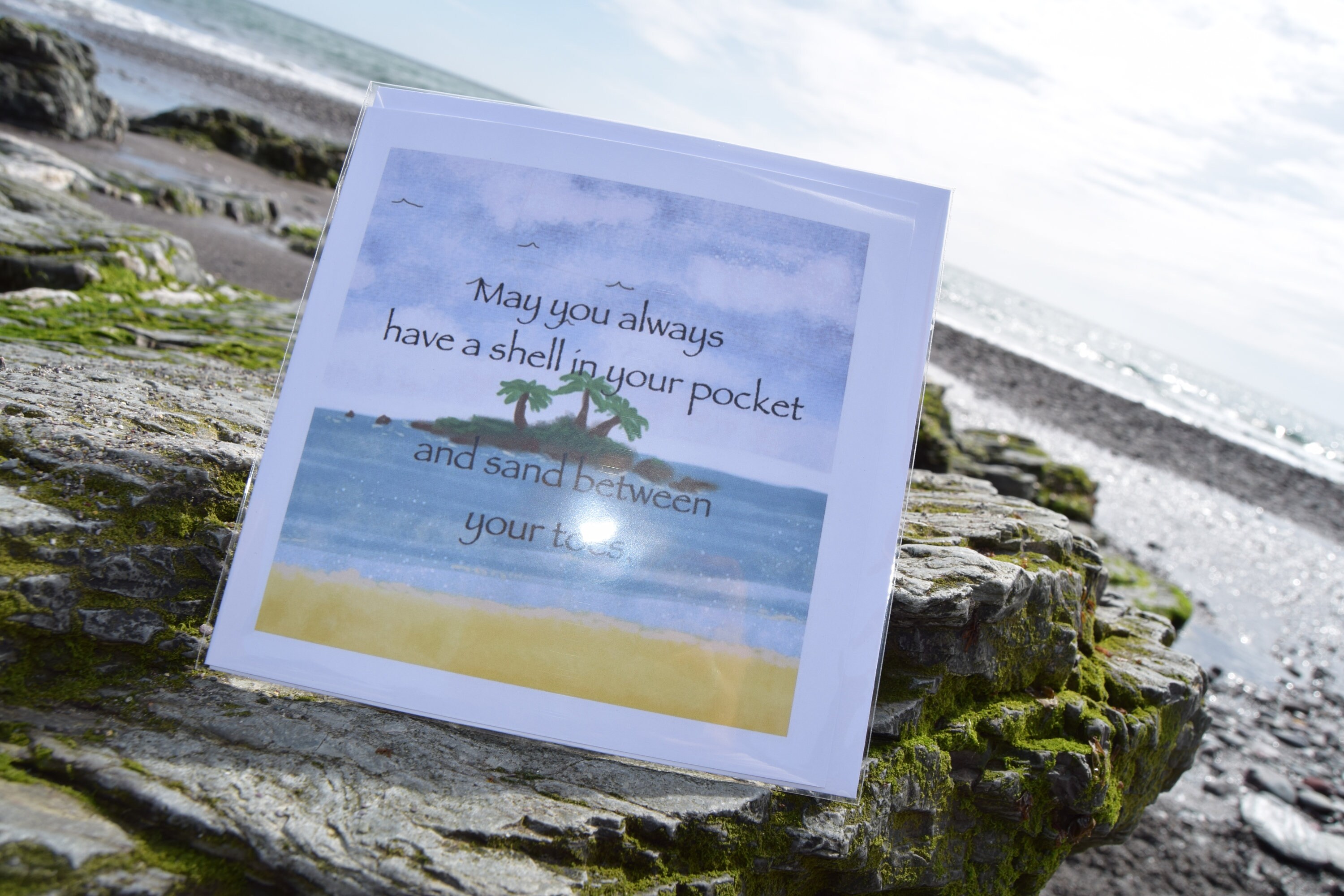 Beach Greetings Cards Original Artwork Made in Cornwall | Etsy