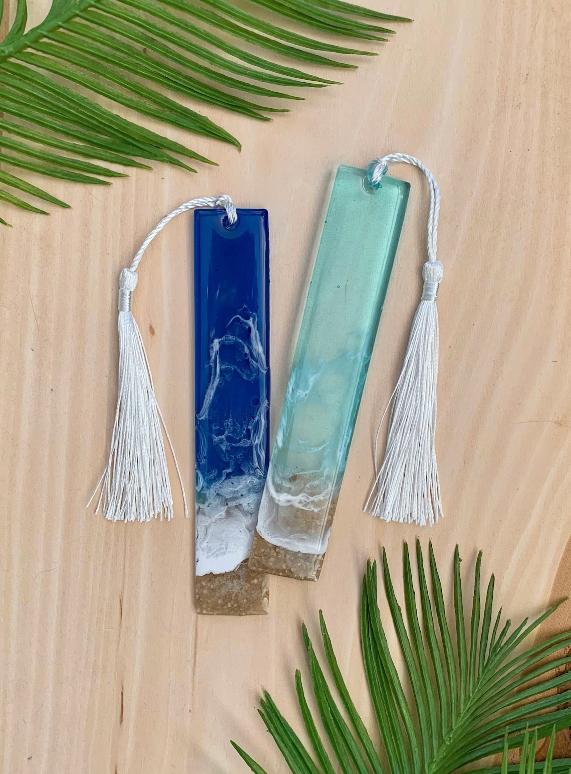 Ocean Resin Bookmarks Avid Reader Gifts Bookmark Book - Etsy