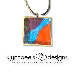 Abstract Art Pendant - Etsy