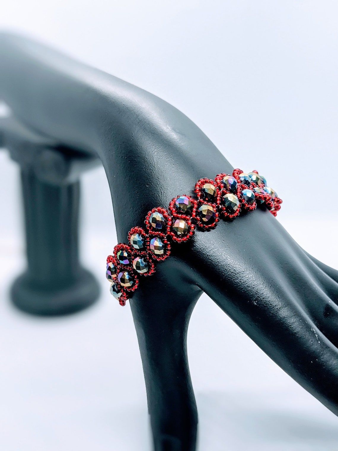 Hand Beaded Zig-zag Bracelets | Etsy