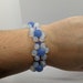 Hand Beaded Periwinkle Bracelet - Etsy