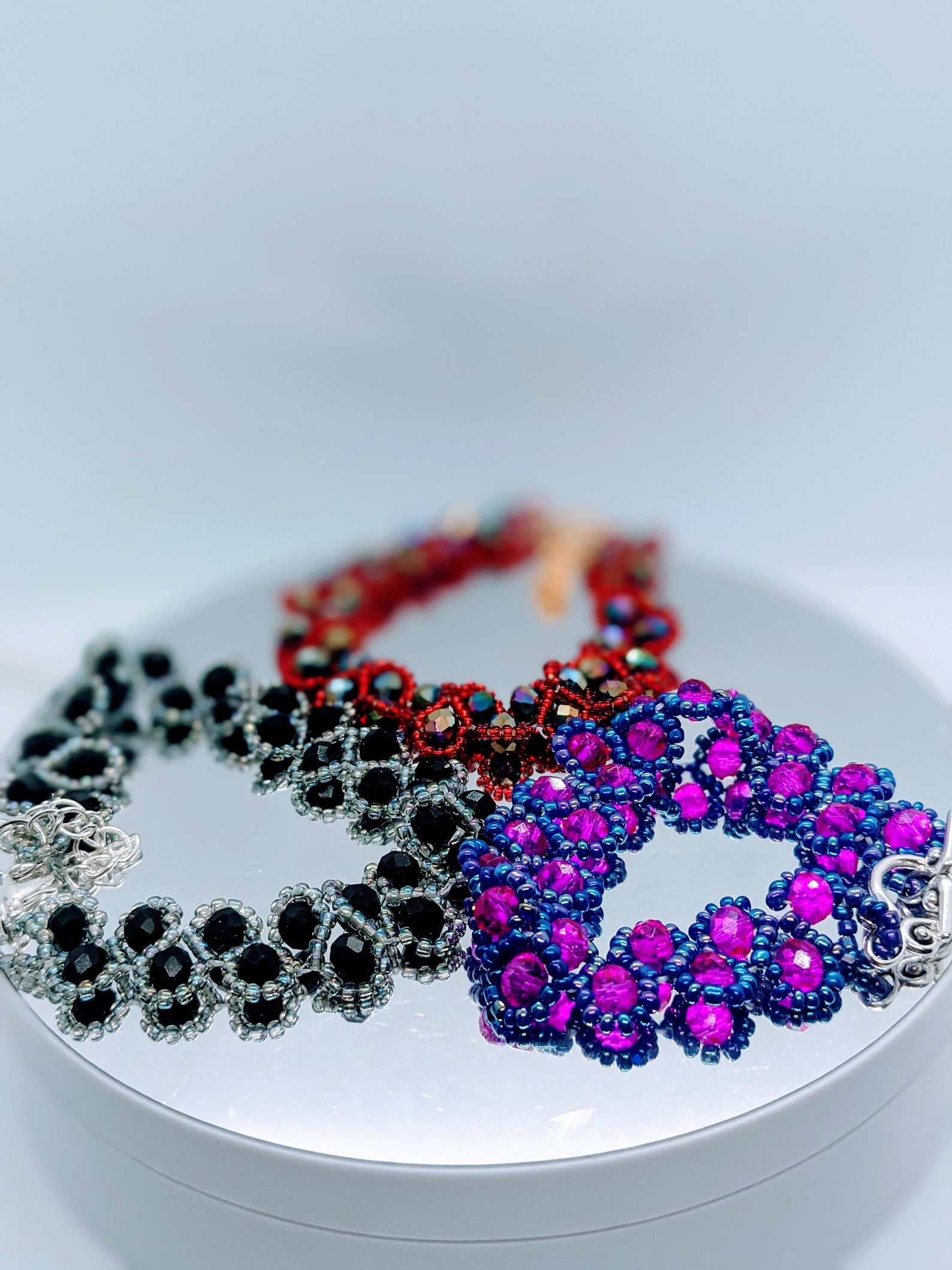 Hand Beaded Zig-zag Bracelets - Etsy