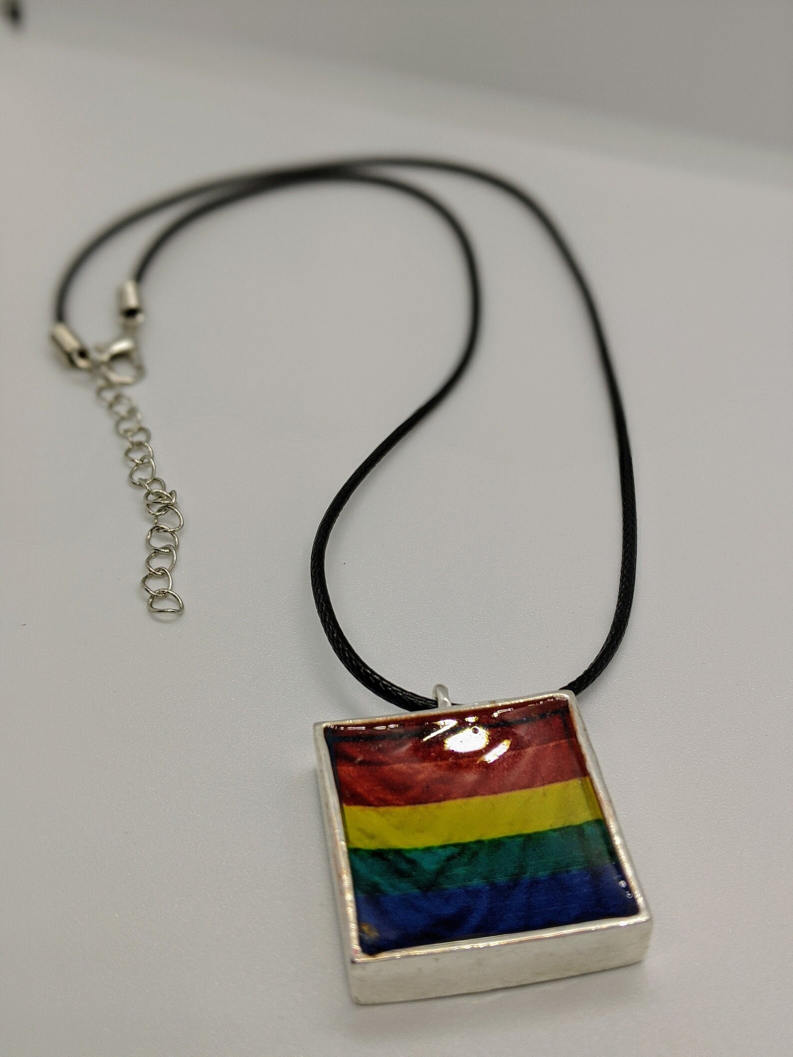 LGBTQ Pride Flag Pendant - Etsy