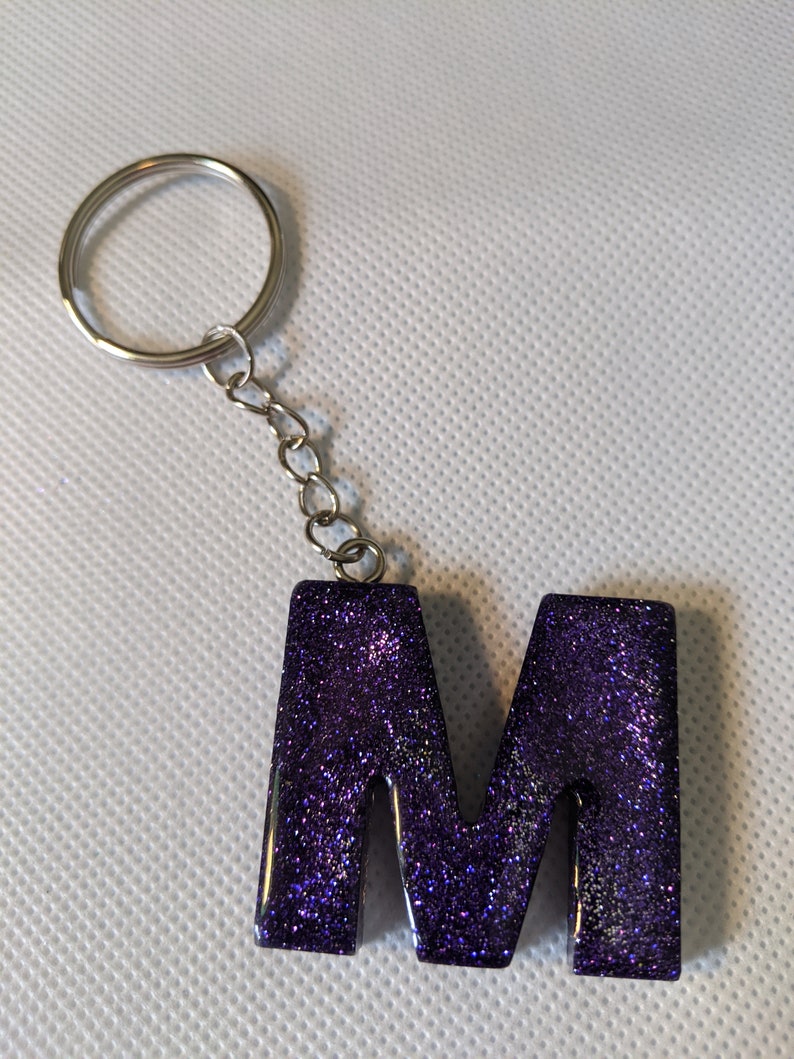 Sparkly One Color Key Chains - Etsy