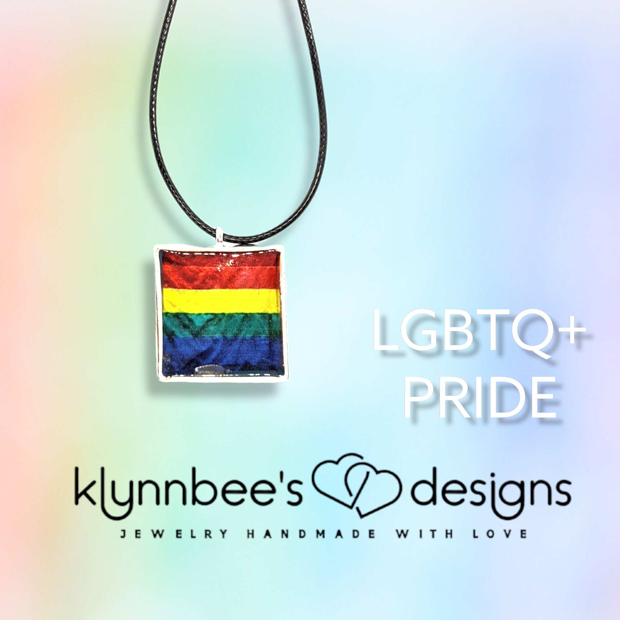 LGBTQ Pride Flag Pendant - Etsy