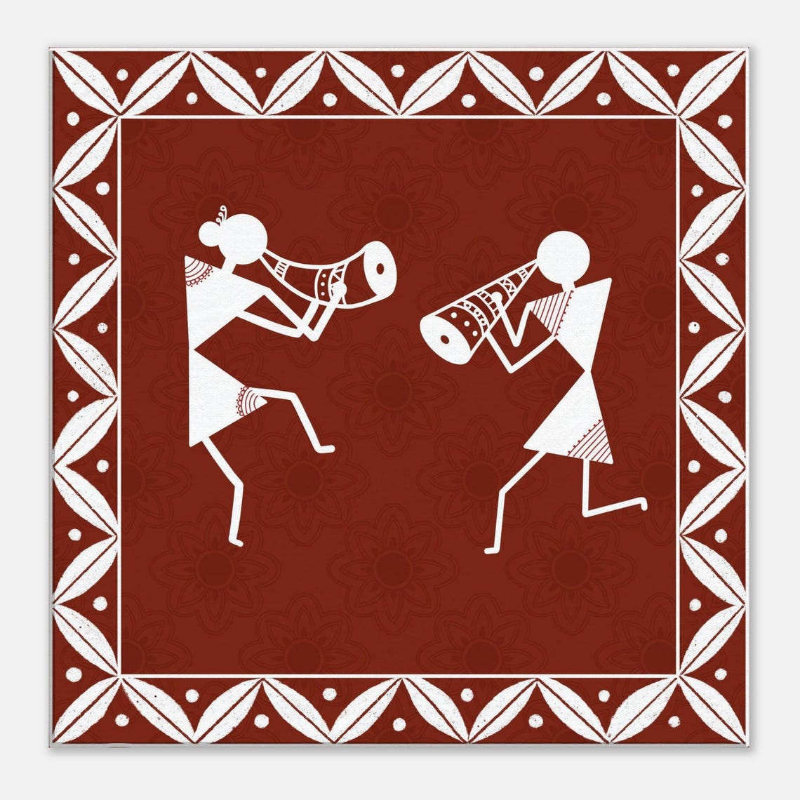 Warli Canvas Art Print - Indian Tribal Painting for Home Decor, Warli ...