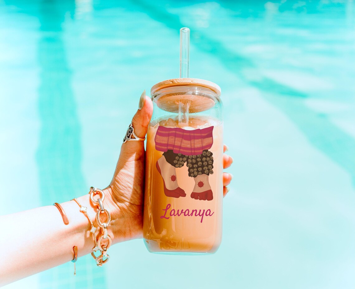 Arangetram Gift, Bharatanatyam Personalized Sipper Glass, Indian ...