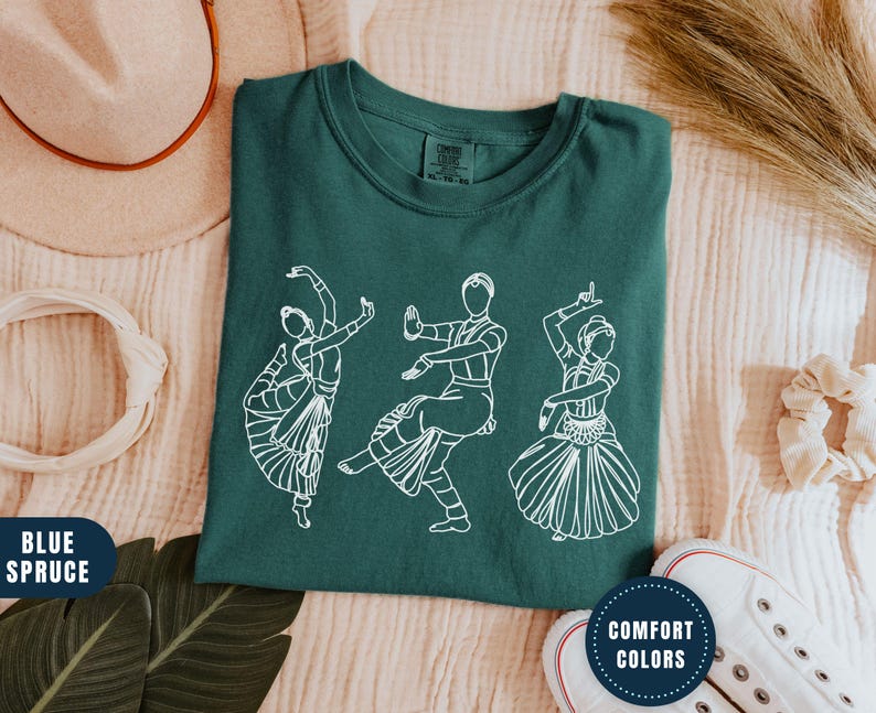 Bharatanatyam Indian Classical Dance Comfort Colors Shirt, Arangetram ...
