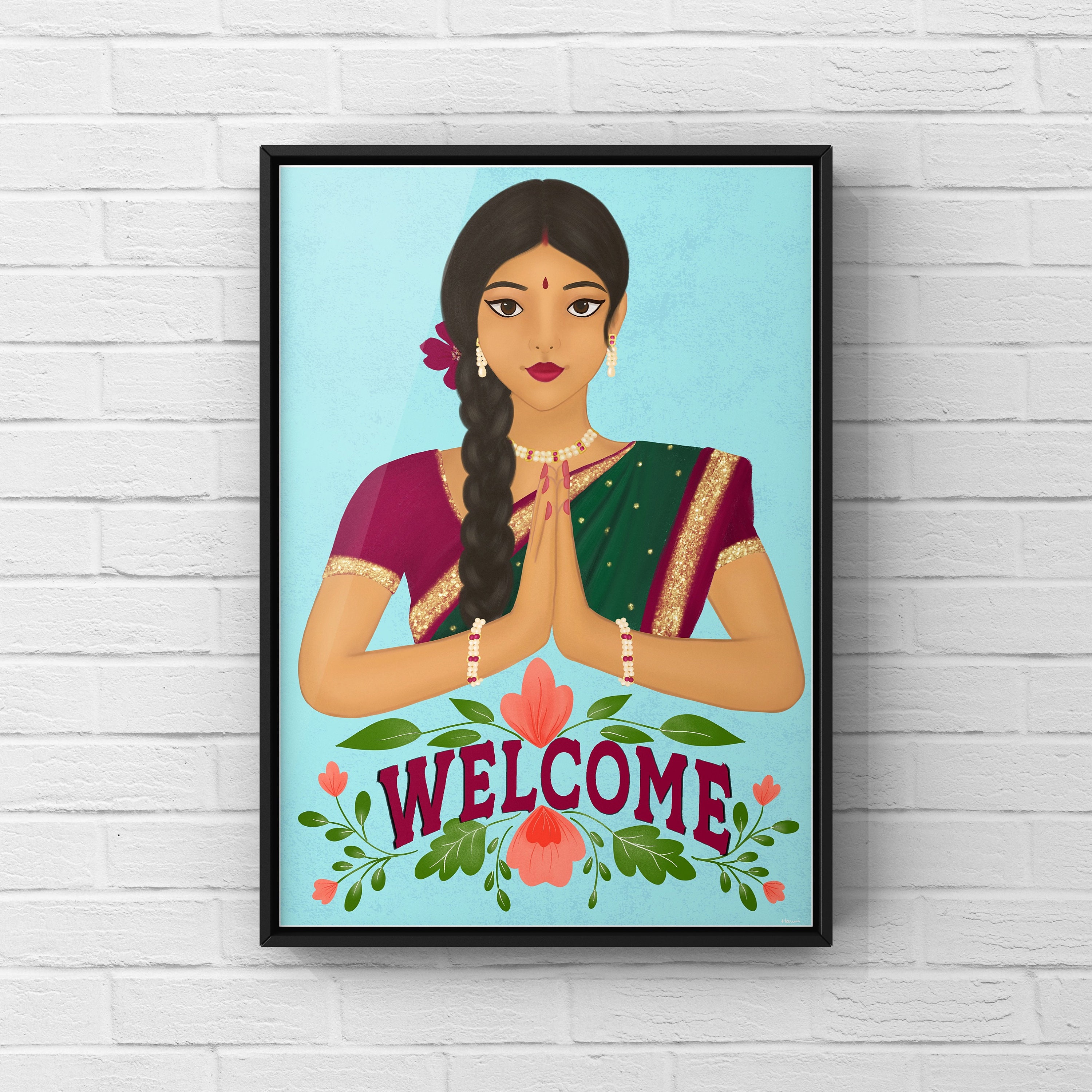 Indian Welcome Paintings
