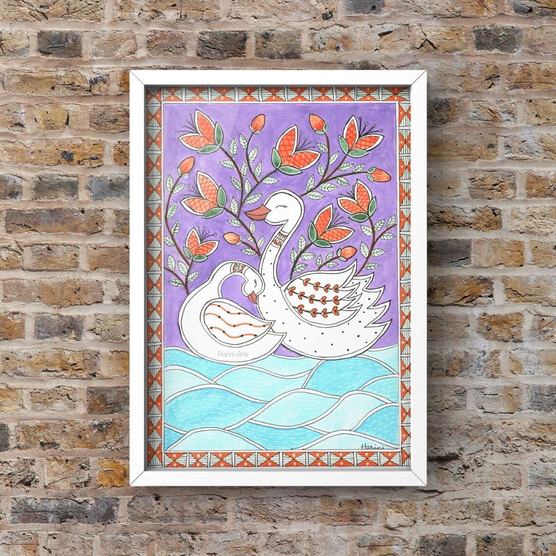 Madhubani Painting Madhubani Wall Art Indian Painting Madhubani Art ...