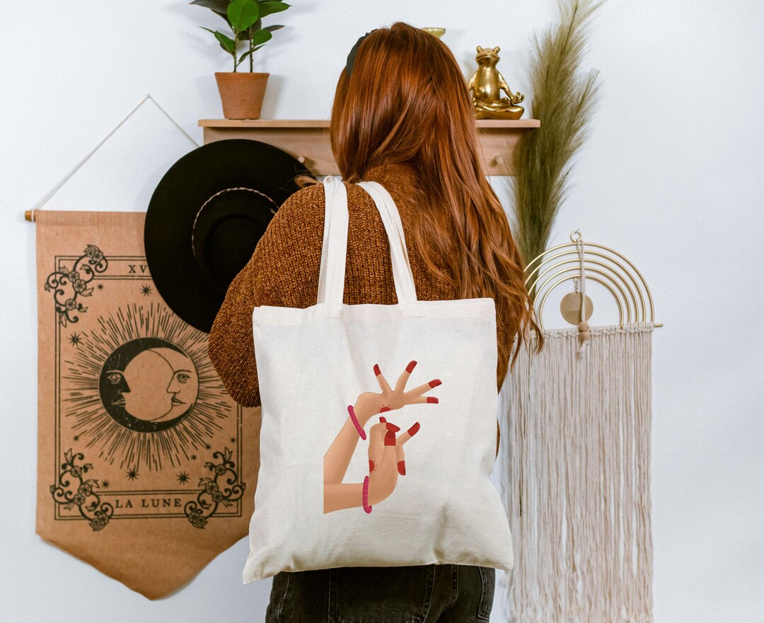 Bharatanatyam Dance Mudras Tote Bag – Perfect Gift for Dance Lovers ...