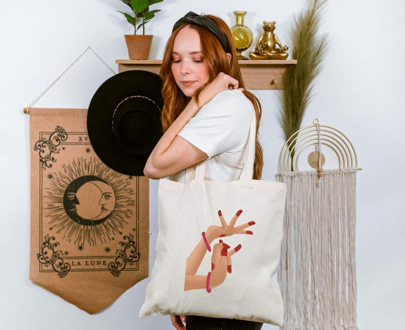 Bharatanatyam Dance Mudras Tote Bag – Perfect Gift for Dance Lovers ...
