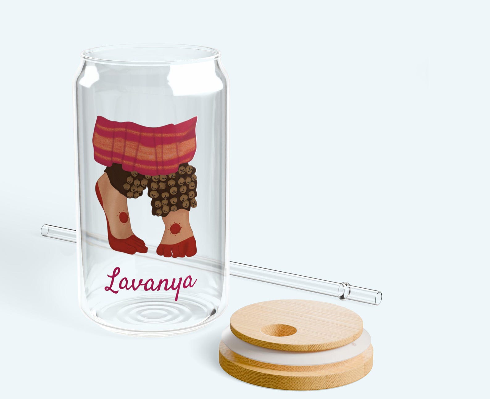 Arangetram Gift, Bharatanatyam Personalized Sipper Glass, Indian ...
