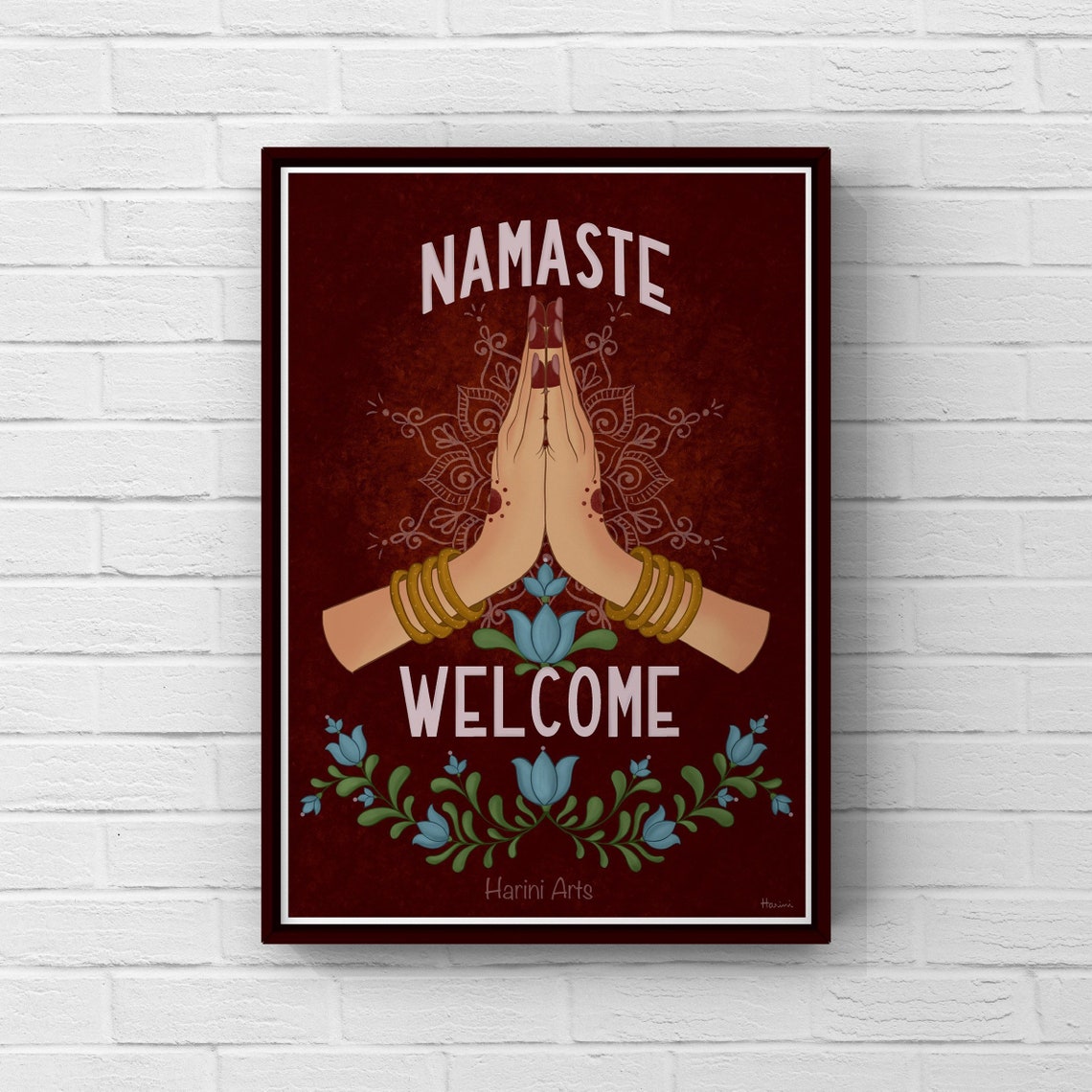 Namaste Wall Decor || Namaste Sign || Indian Entrance Decor || Namaste ...