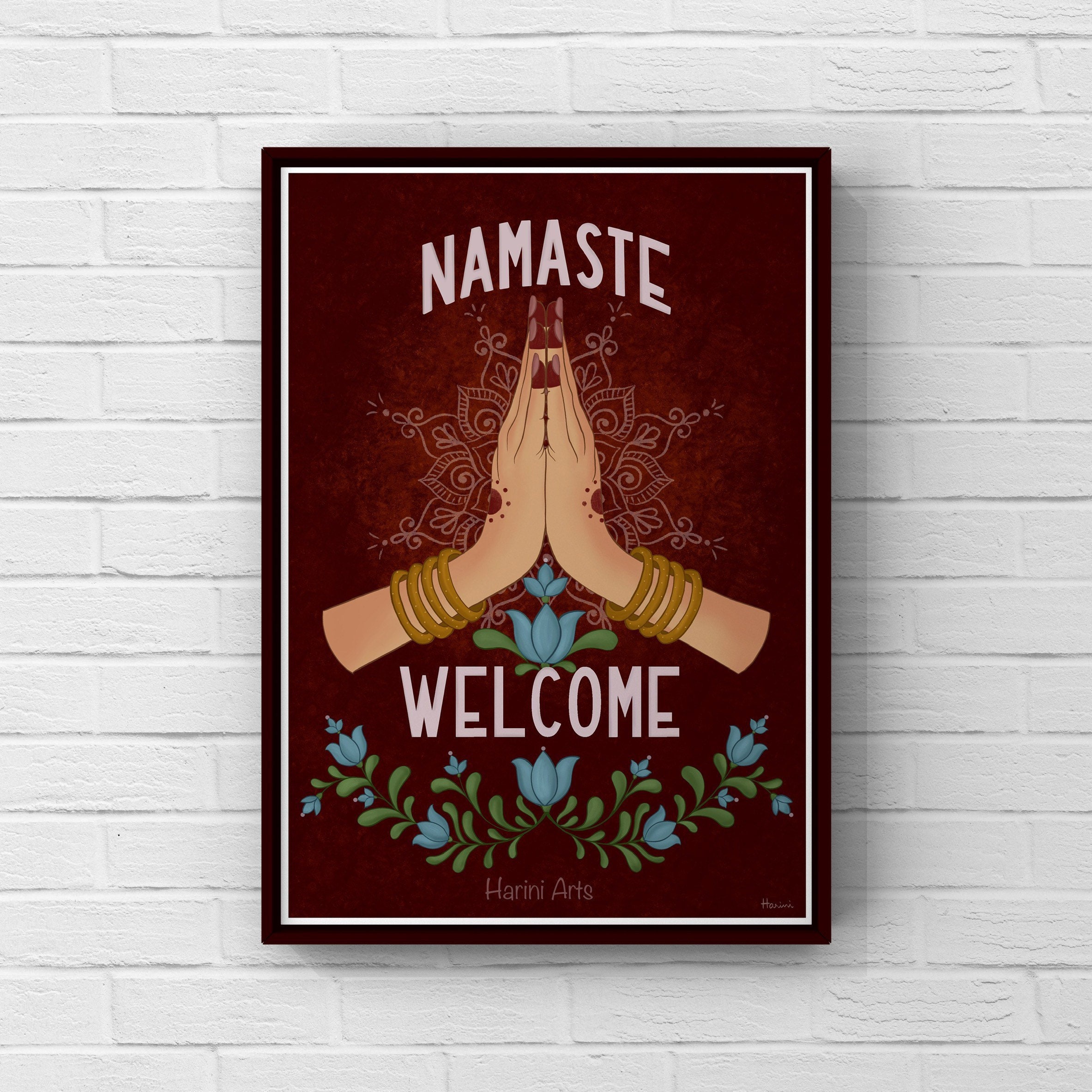 Namaste Wall Decor || Namaste Sign || Indian Entrance Decor || Namaste ...