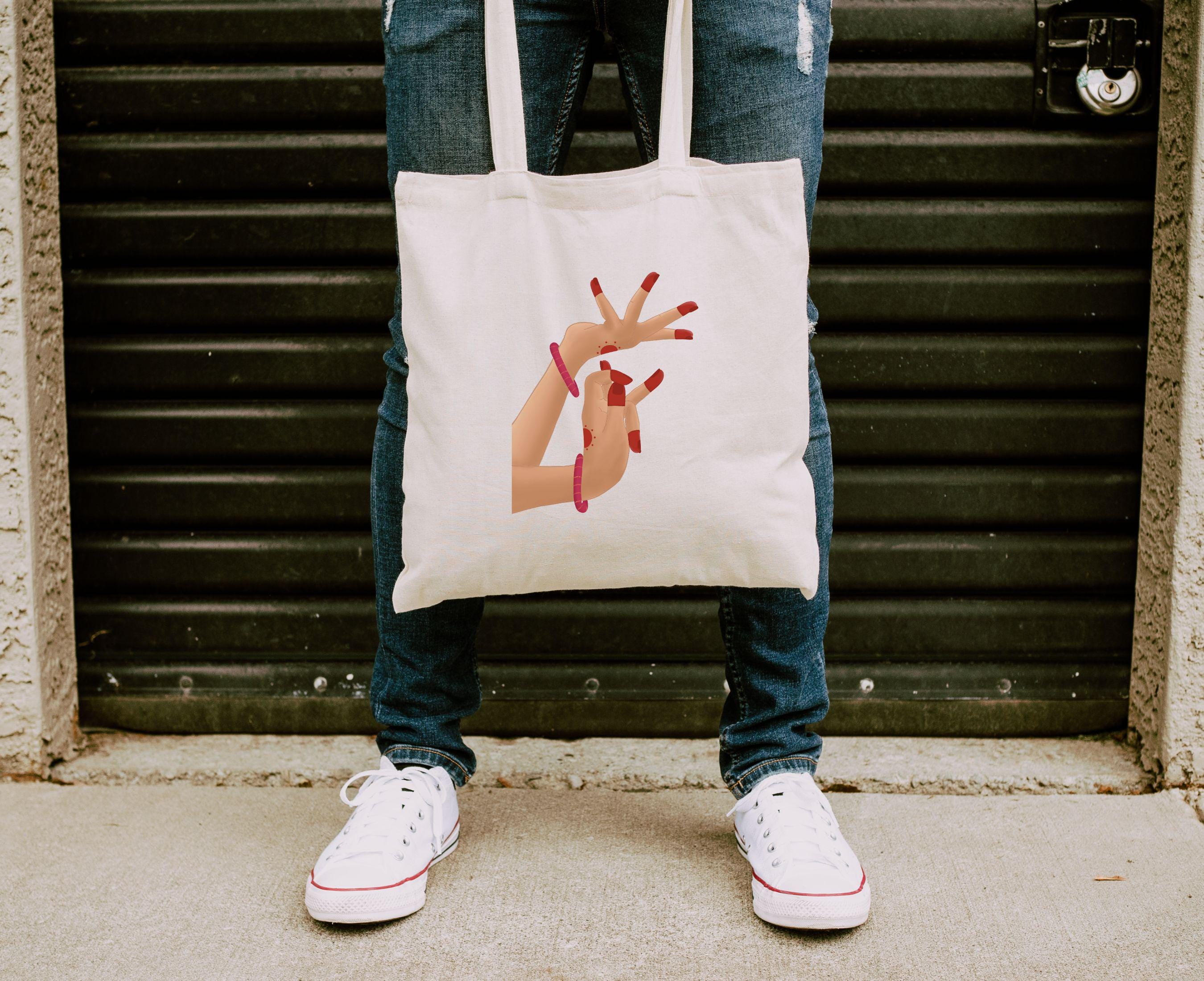 Bharatanatyam Dance Mudras Tote Bag – Perfect Gift for Dance Lovers ...