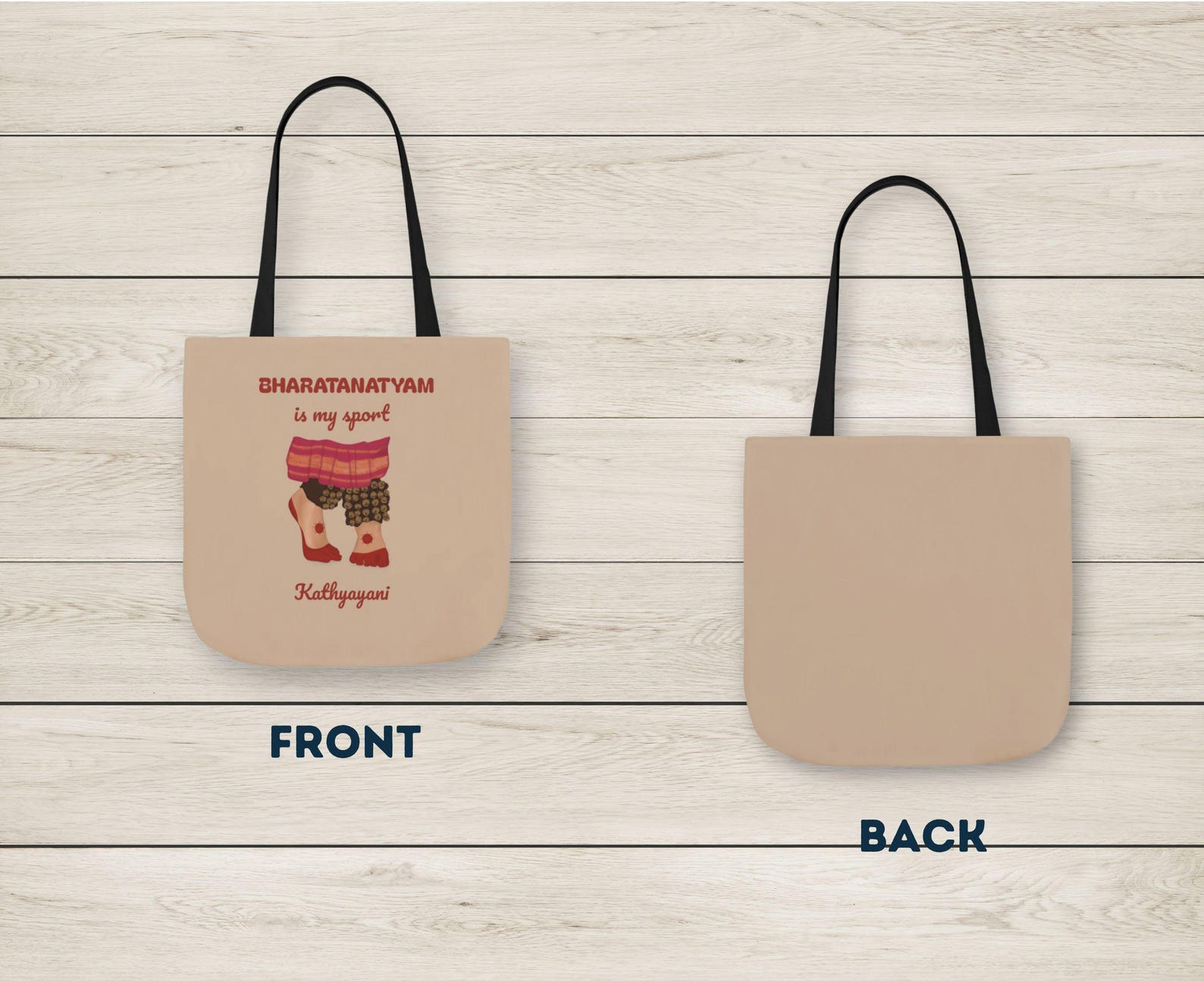 Arangetram Gift, Personalised Bharatanatyam Dance Tote Bag, Gunghroo ...