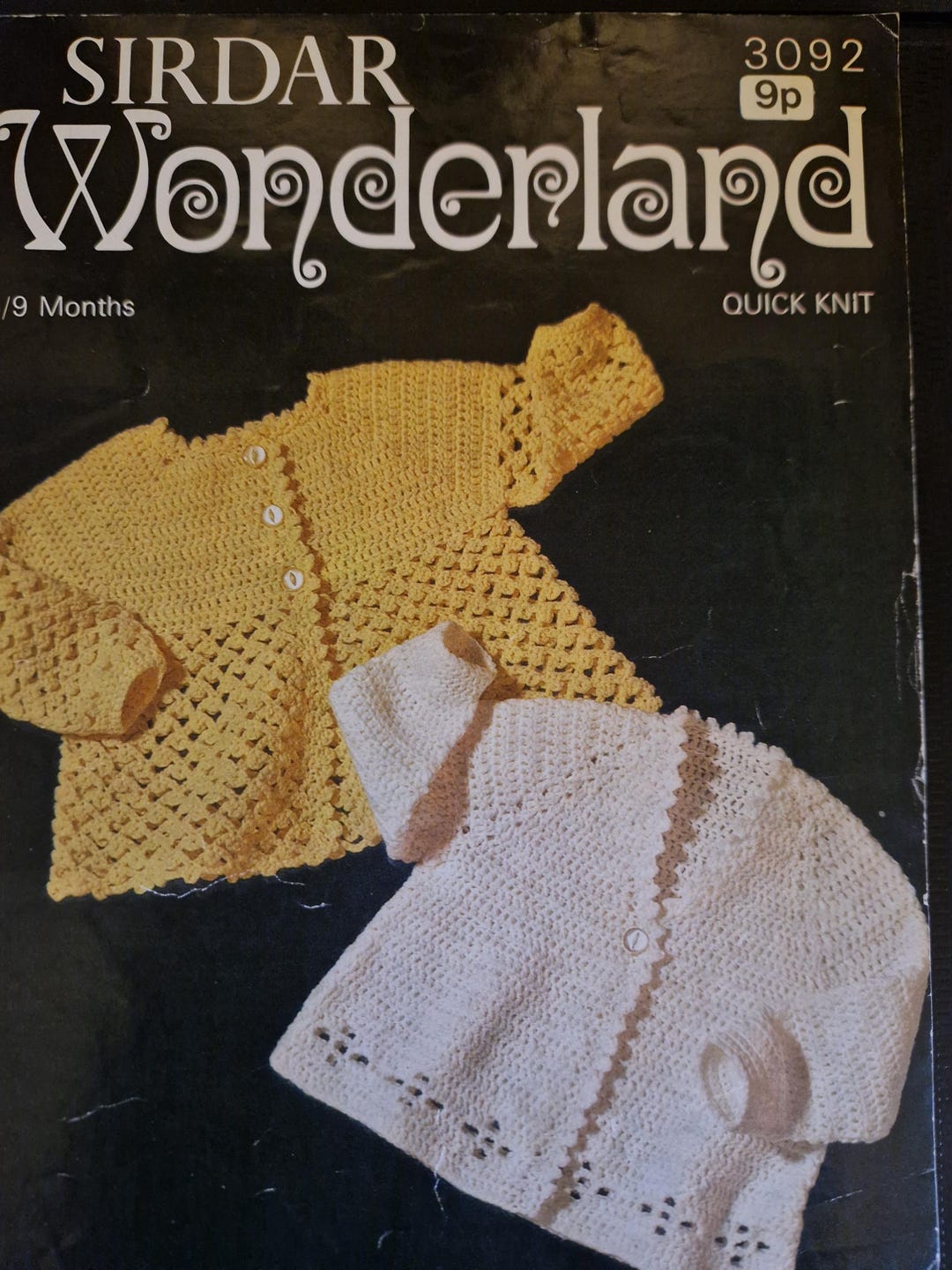 Instant Download PDF Vintage Sirdar 3092 Baby Crochet Pattern Matinee ...