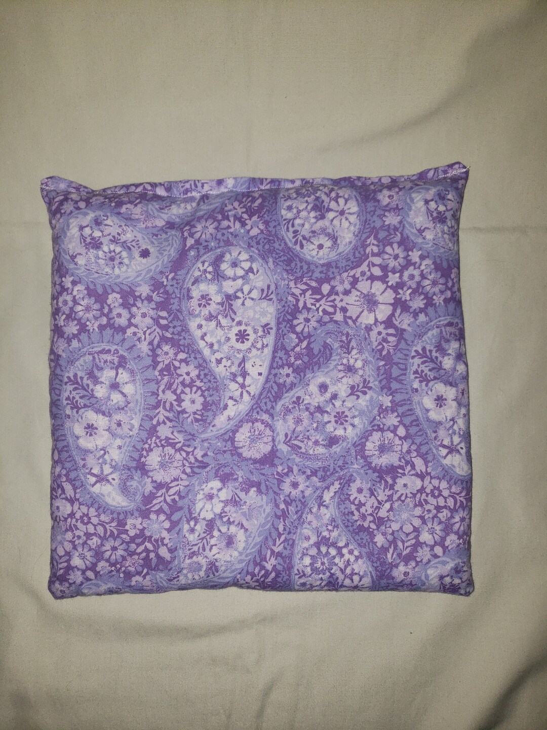 Purple Paisley Rice Pillow - Etsy