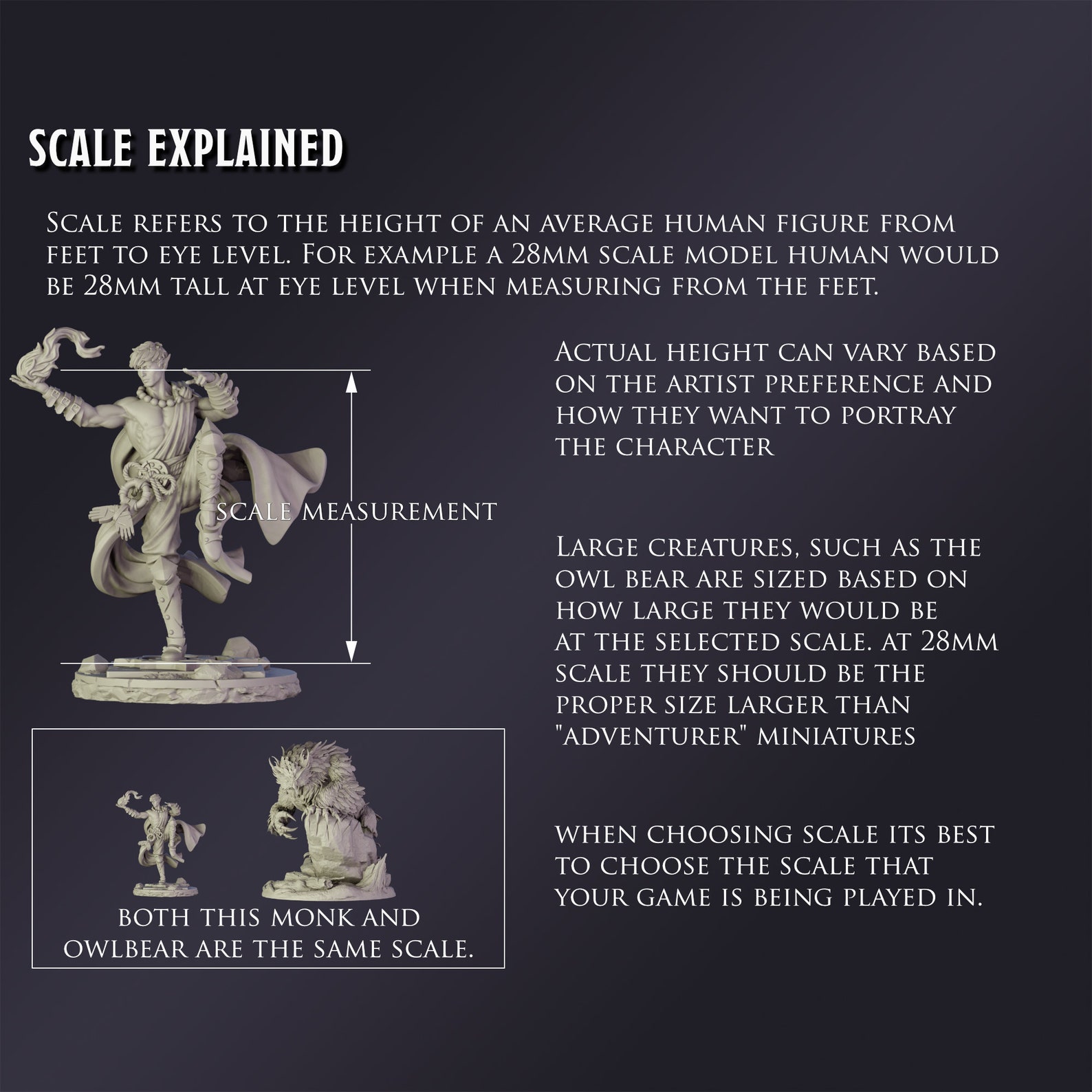 Dnd Miniature Firbolg Druid Miniature for Dungeons and Dragons Tabletop ...