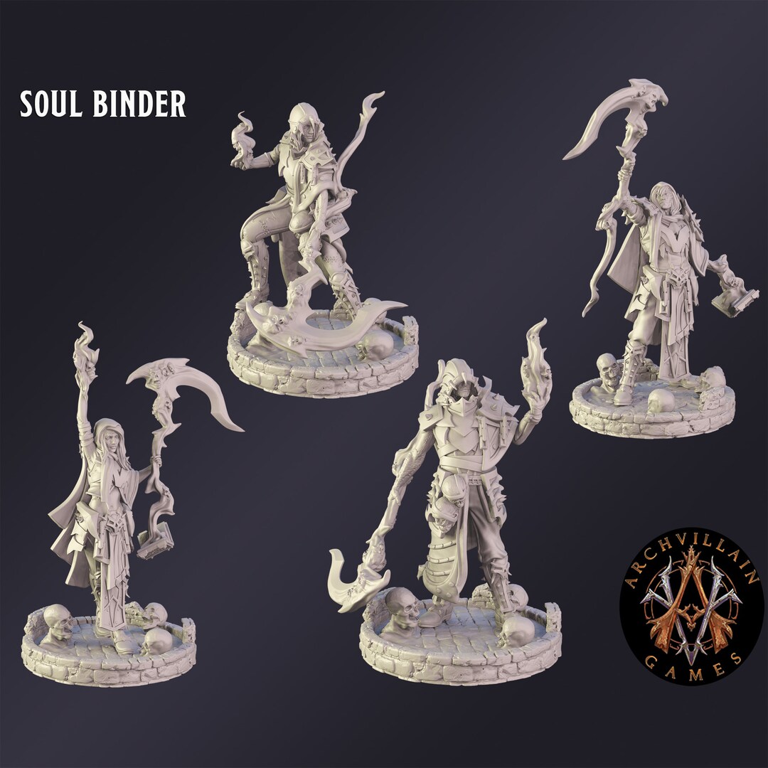 Dnd Miniature Soul Binder Miniature for Dungeons and Dragons Tabletop ...