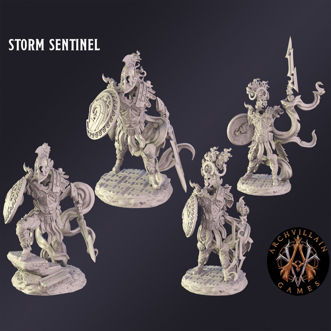 Dnd Miniature Storm Sentinel Miniature for Dungeons and Dragons ...