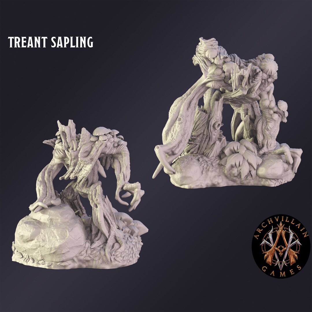 Dnd Miniature Treant Sapling Miniature for Dungeons and Dragons ...