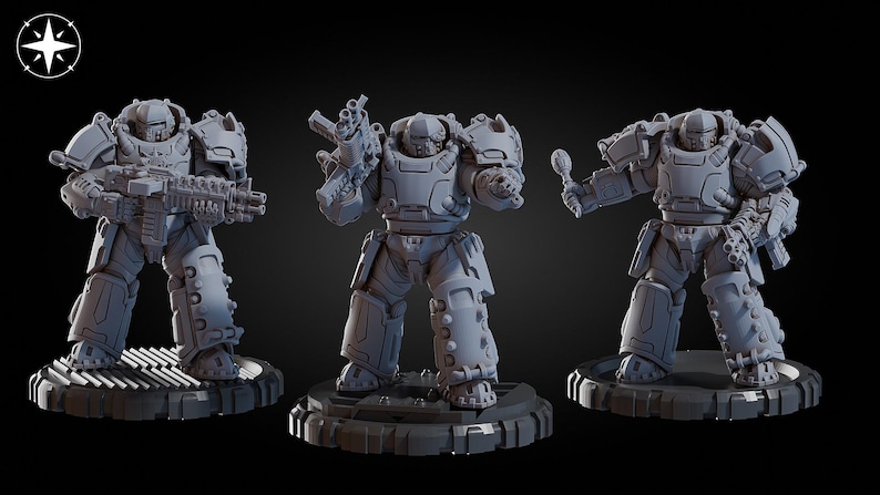 Barakan Hunter Squad Resin Game Miniature From Project Morningstar ...