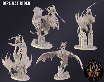 Dire Bat Miniature - Etsy