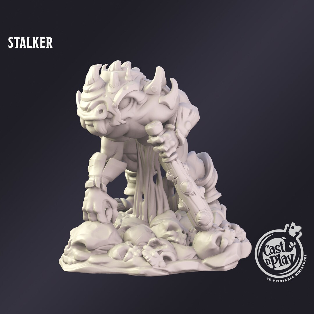 Dnd Miniature Stalker Creature Miniature for Dungeons and Dragons ...